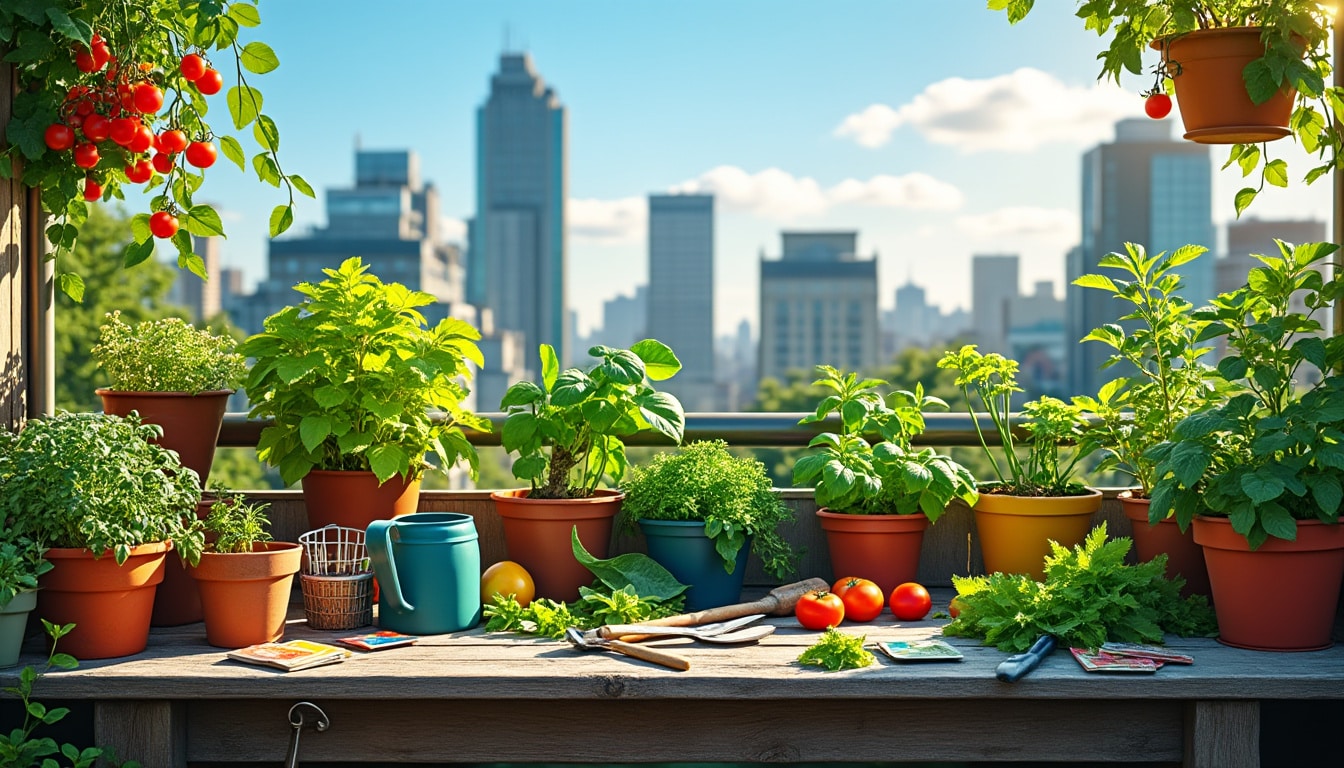 Installer un potager urbain sur votre balcon : astuces pour un jardin ...