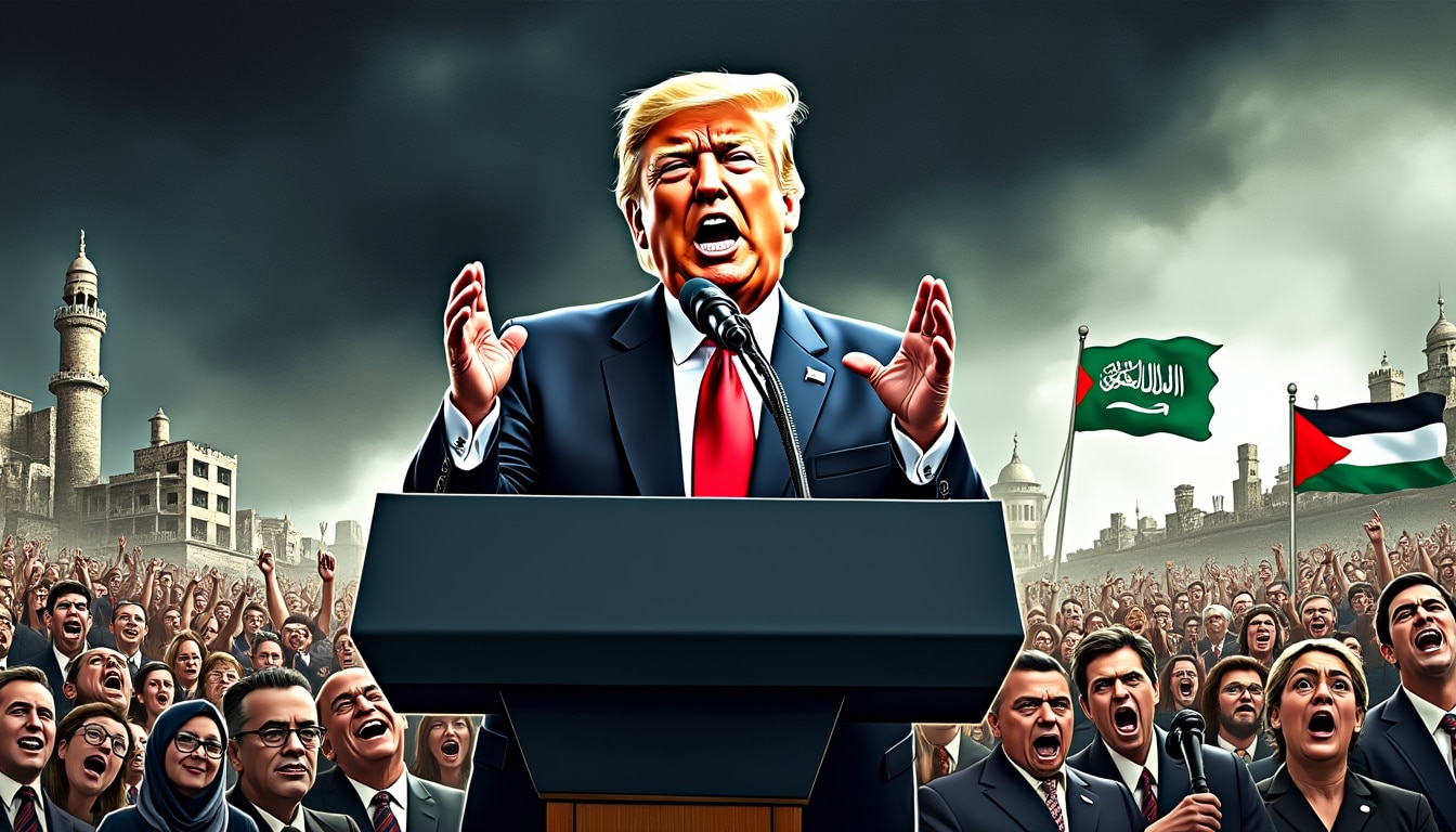 Trump Fustige la Reconnaissance de la Palestine Après l’Annonce de Macron