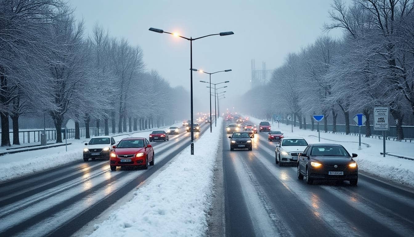 Neige et Verglas : 38 Départements en Alerte Orange ce Mercredi