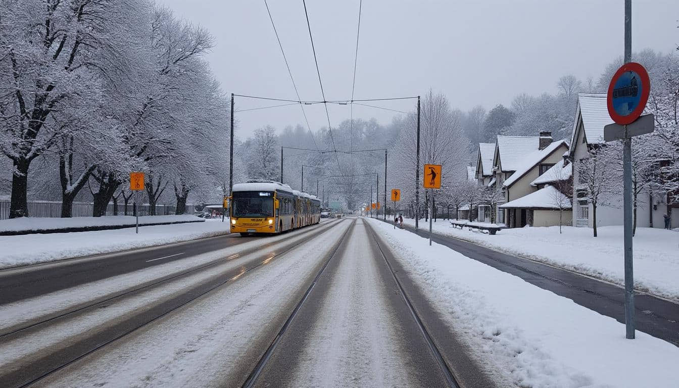 Neige en Seine-Maritime : Circulation et Transports mardi