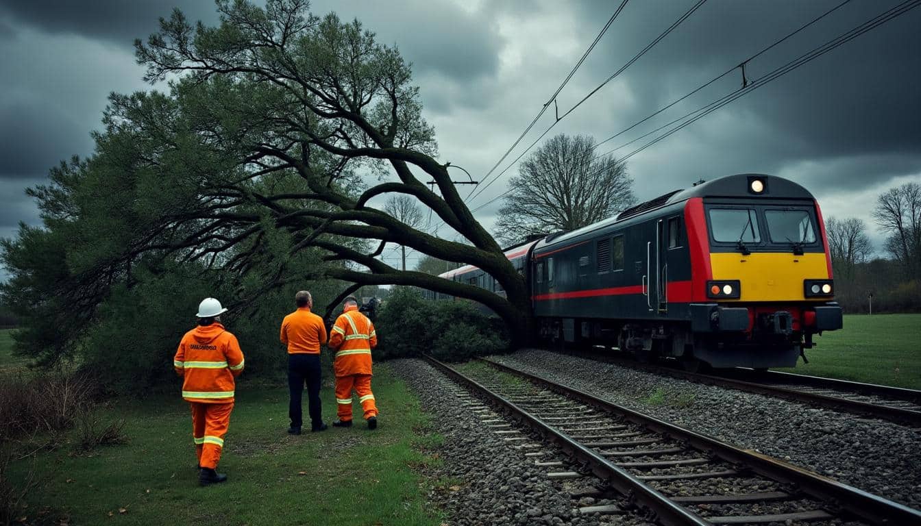 Tempête Ingrid : arbre chute sur train Brest-Quimper, un blessé en ...